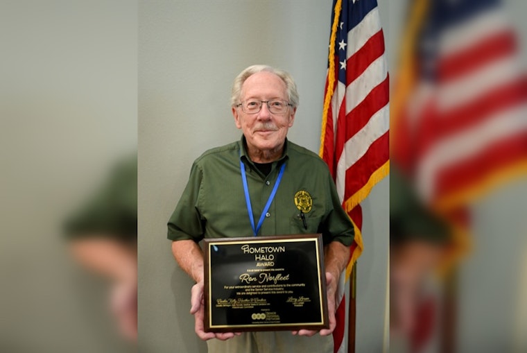 YCSO Volunteer Ron Norfleet Honored with Hometown Halo Award for