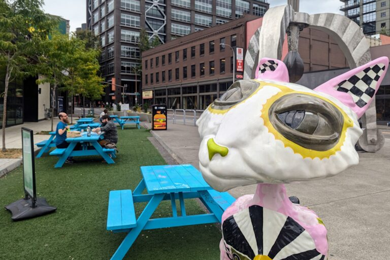 "Keep Portland Weird" Cat Statue Missing from Waterfront Art