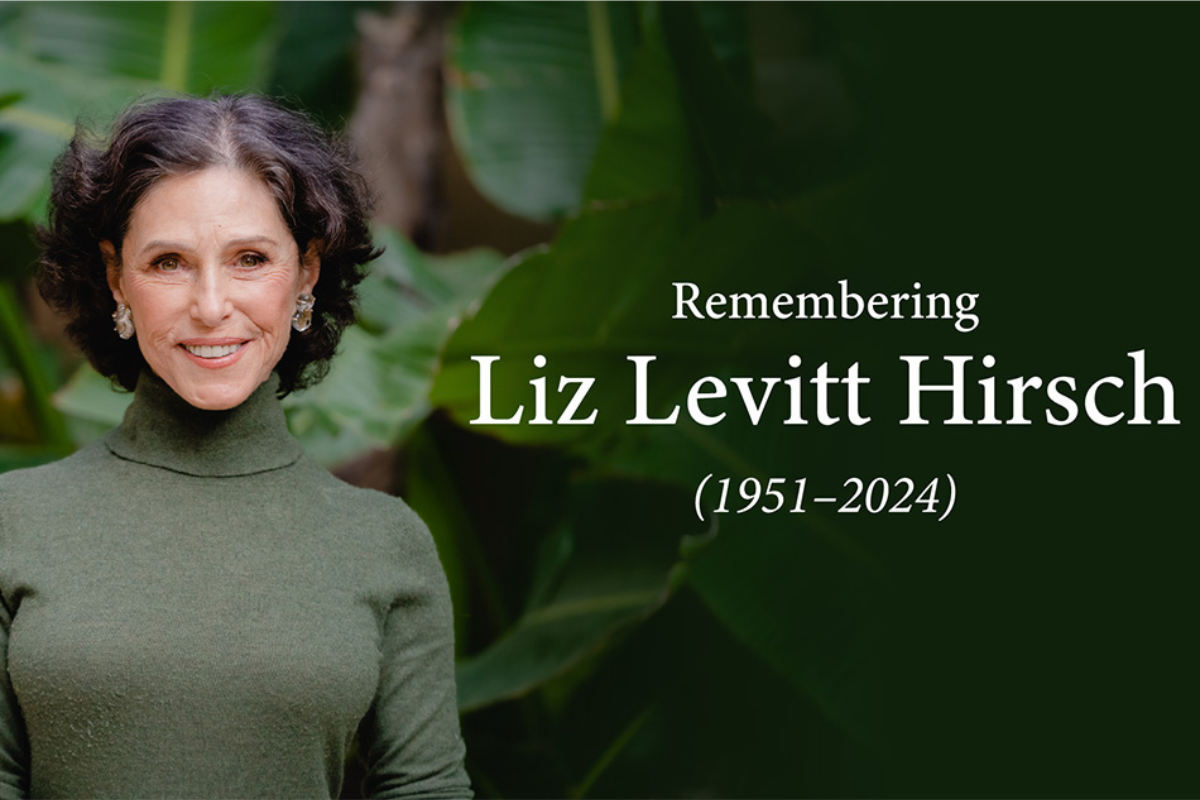 Arlington Honors Philanthropist Elizabeth "Liz" Levitt Hirsch with