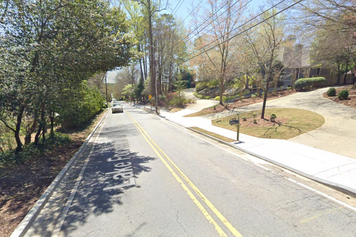 Atlanta Road Closure as Lake Forrest Drive is Shut Down for Storm