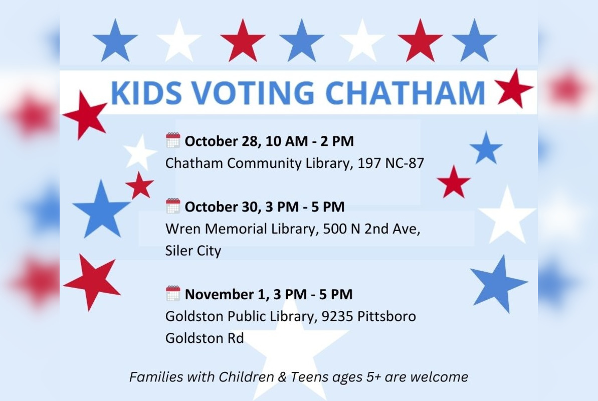 Chatham County Libraries Ignite Civic Engagement with Kids Voting