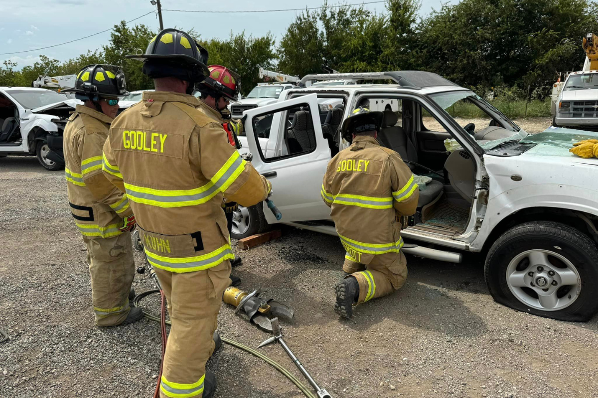 Godley Fire Academy's Inaugural Class Musters Vehicle Extrication