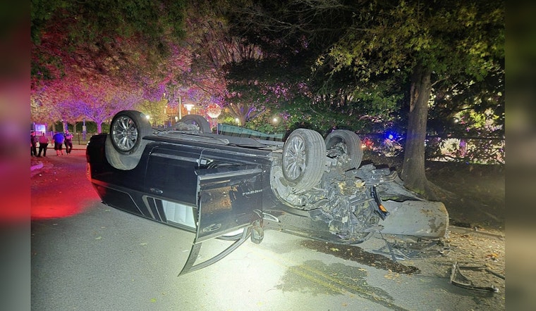 Knoxville Police Arrest DUI Suspect After SUV Flips in World's Fair Knoxville Police Arrest DUI Suspect After SUV Flips in World's Fair