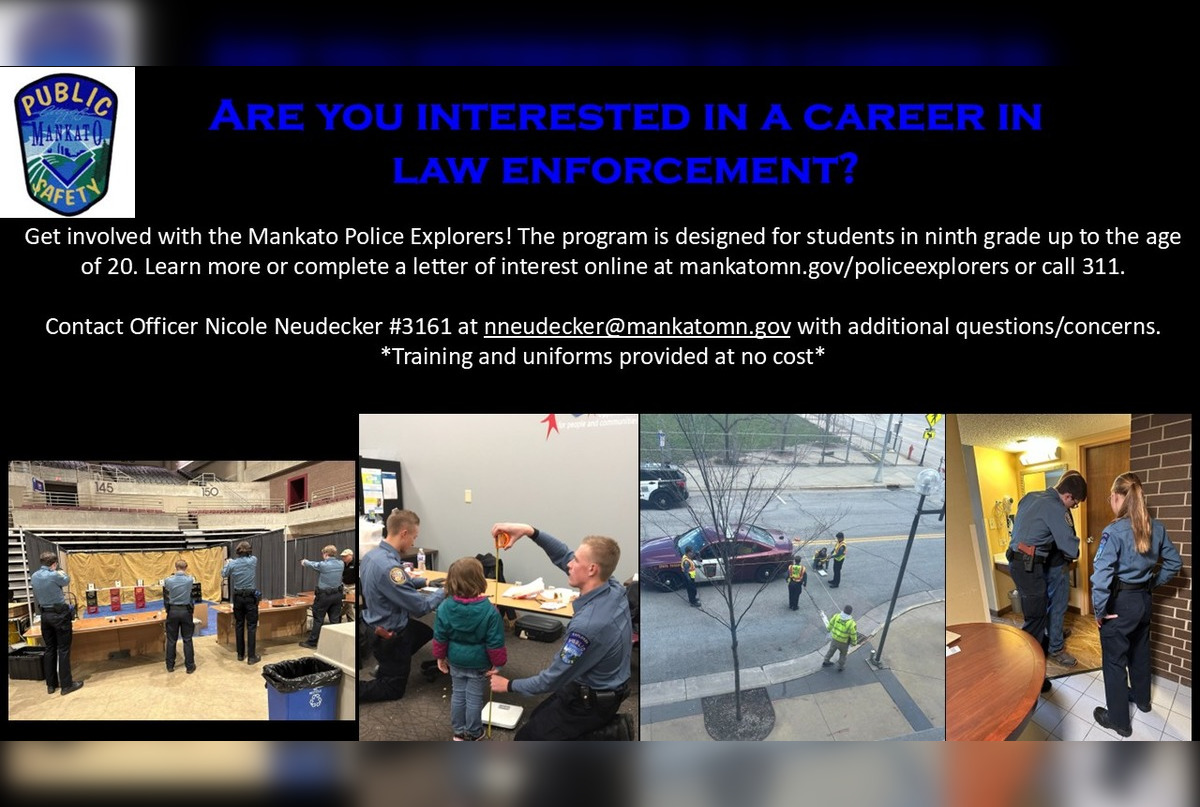 Mankato Police Explorers Seek New Recruits for Community Engagement