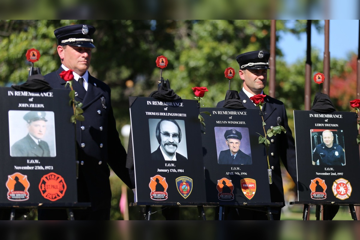 Minnesota Honors Fallen Firefighters Remembered at State Capitol
