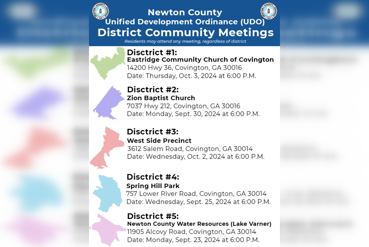 Newton County Invites Residents to Join Unified Development Ordinance