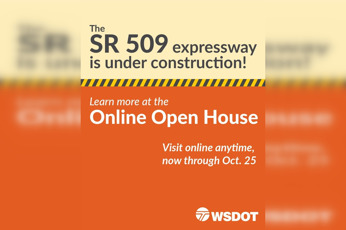 Online Open House Launches for SR 509 Expansion Affecting SeaTac,