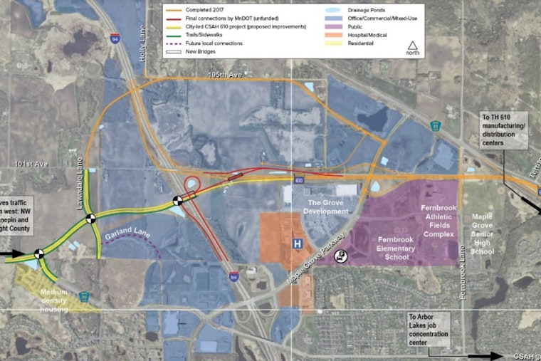 Overnight I-94 Closures in Maple Grove for Bridge Construction