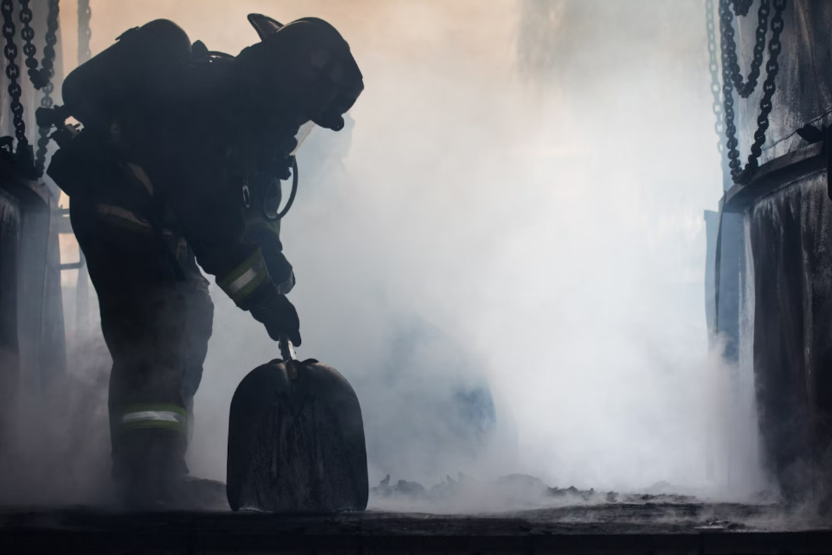 Persistent Pipeline Fire Near Deer Park Burns for Third Day, Air