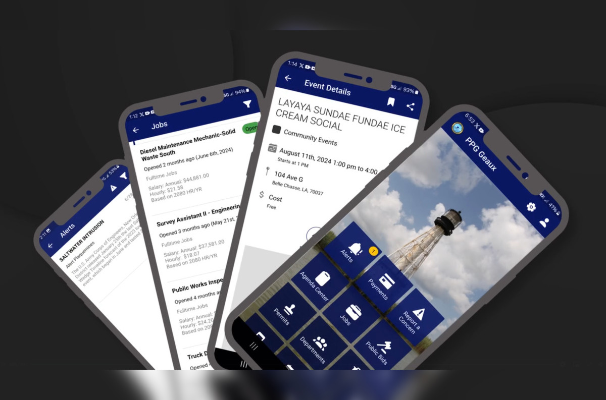 Plaquemines Parish Government Introduces "PPG Geaux" App Designed for