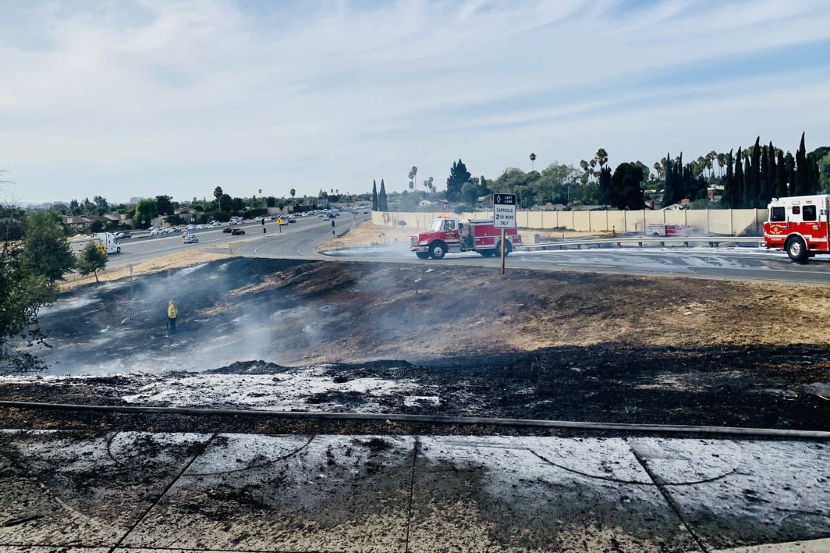 San José Firefighters Douse Vegetation Blaze Near Tully Road, Advise