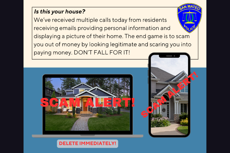 San Mateo Police Warn Residents of Sophisticated Email Scam Featuring