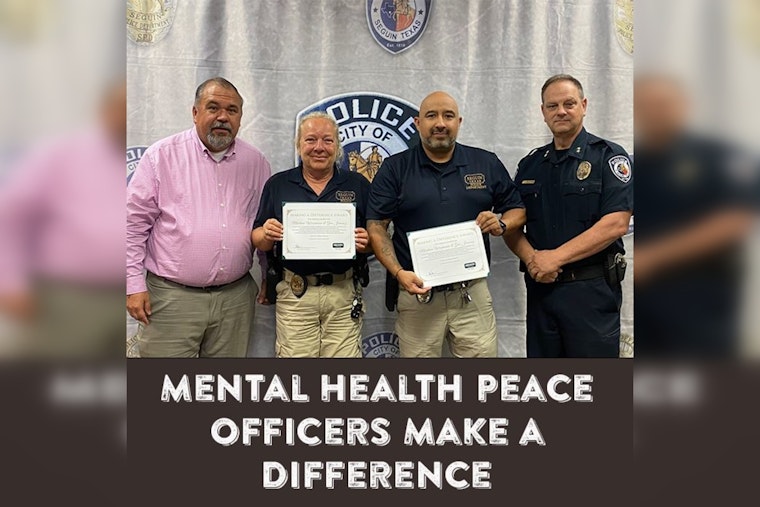 Seguin Police Officers Honored with MAD Award for Exceptional Mental