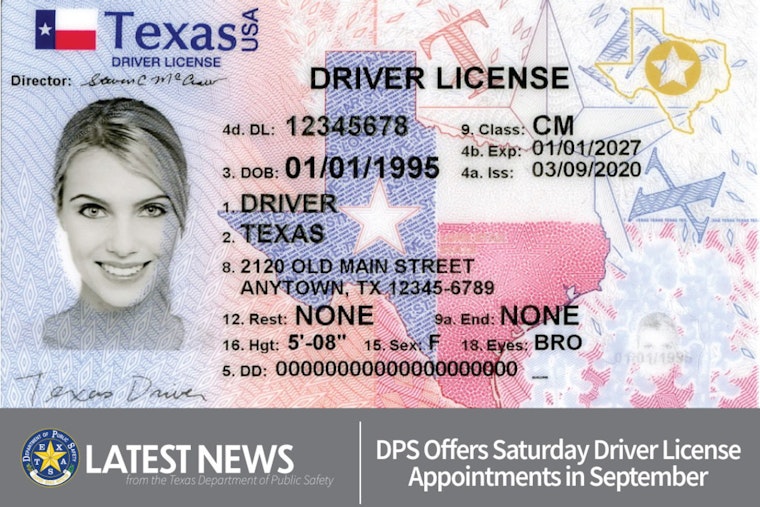 Texas DPS to Open Selected Offices on Saturdays for Driver License