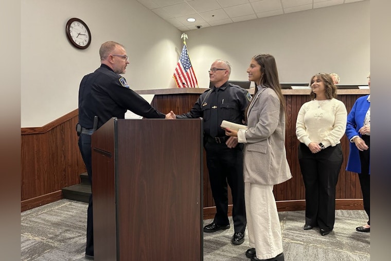 Acworth Police Department Celebrates Veteran Officer’s Promotion to