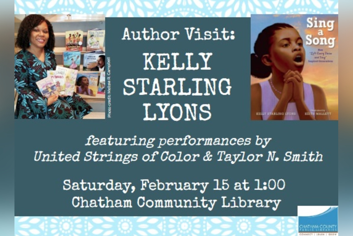 Chatham Community Library Hosts Author Kelly Starling Lyons and