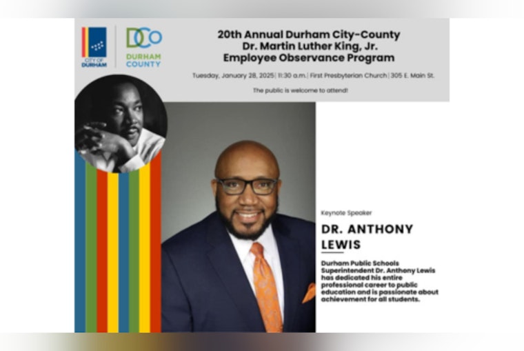 Durham to Honor MLK's Legacy with Keynote from Superintendent Dr.