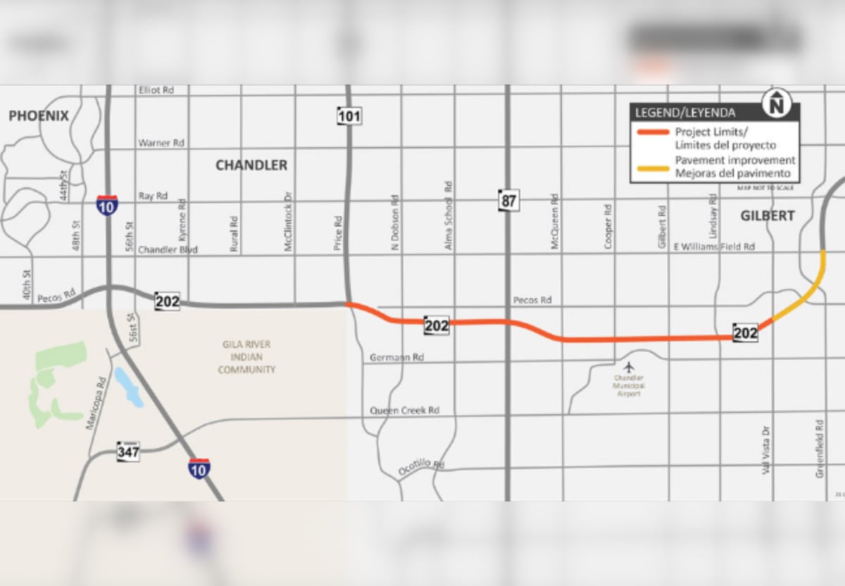 Gilbert Drivers Alert, Major Ramp Closures on Loop 202 Set to Disrupt