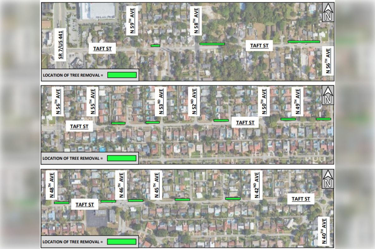 Hollywood to Begin Construction on New Taft Street Shared-Use Path in