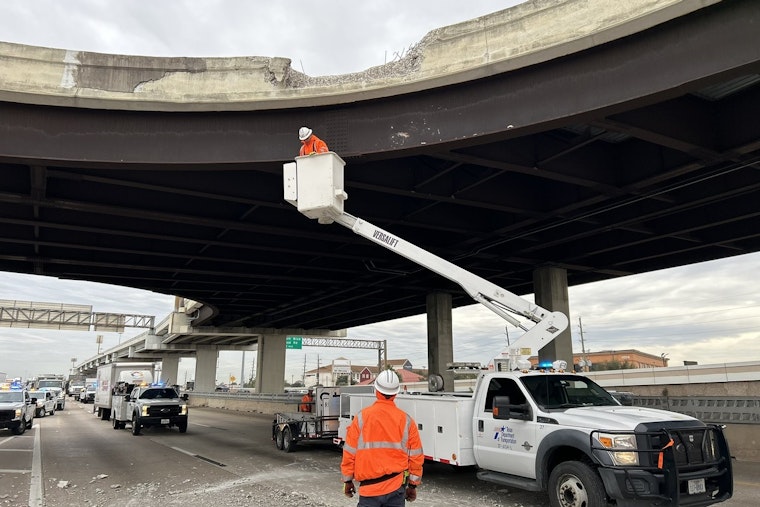 Houston Commuters Face Major Delays as SUV Falls from HOV Ramp on