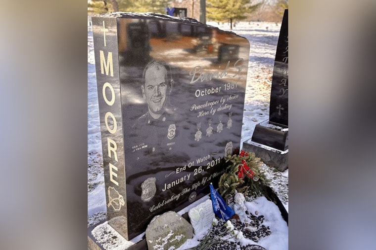 Indianapolis IMPD Honors Fallen Officer David Moore on Anniversary of