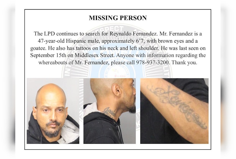 Lowell Police Intensify Search for Missing Man, Reynaldo Fernandez,