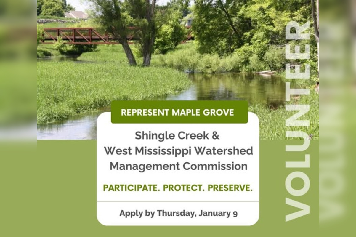 Maple Grove Calls for Community Champions to Join Watershed Management