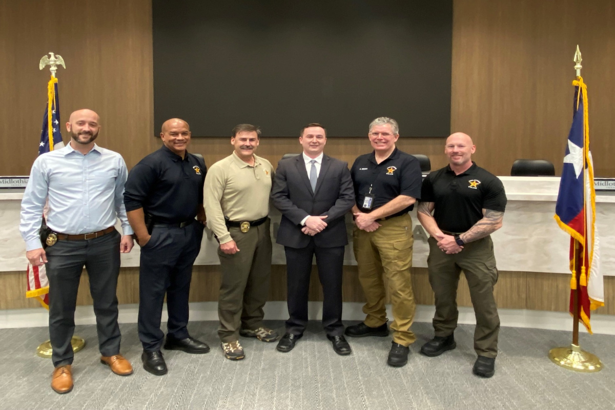 Midlothian Police Department Welcomes New Officer Paul Czap and Honors
