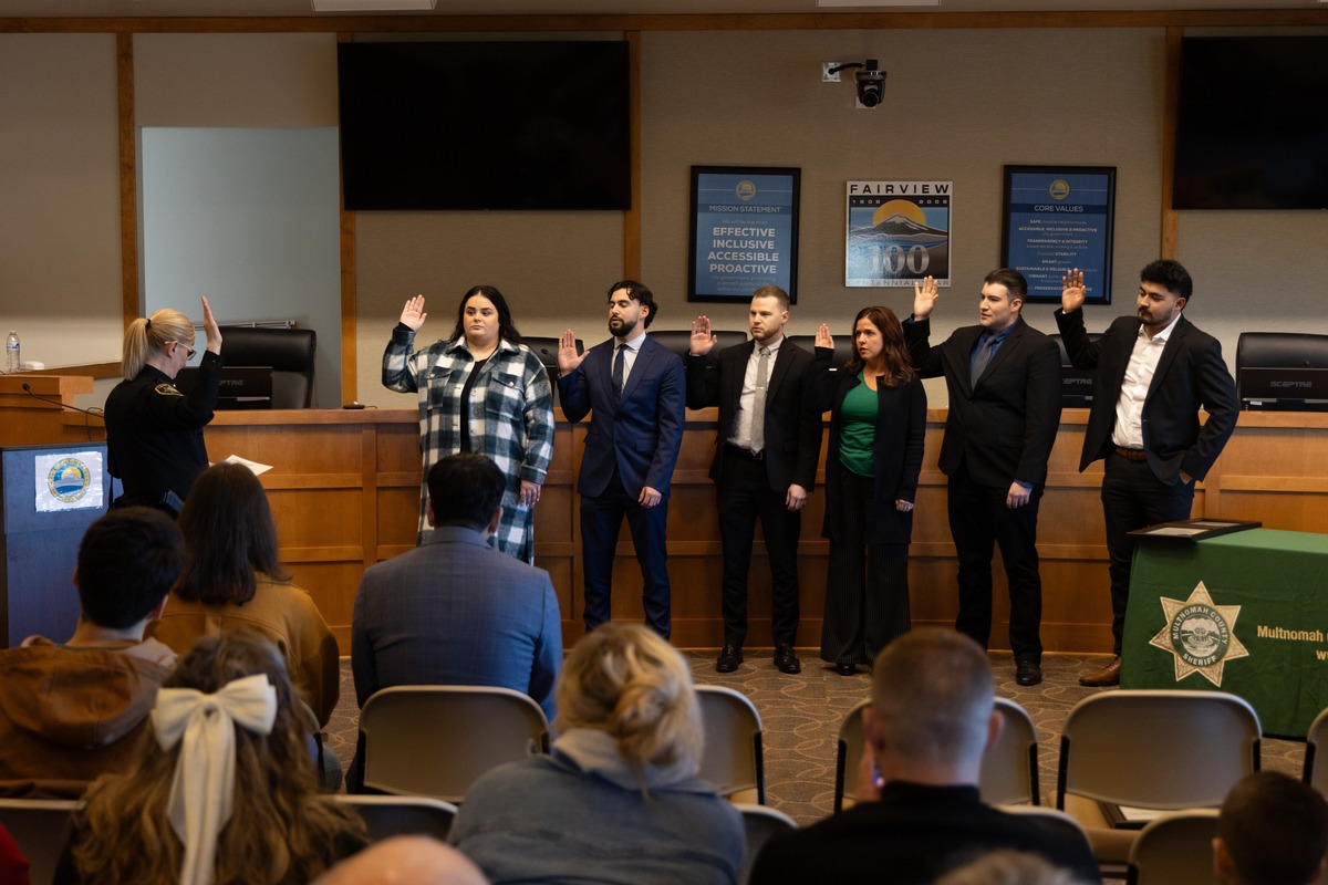 Multnomah County Sheriff's Office Welcomes Six New Corrections