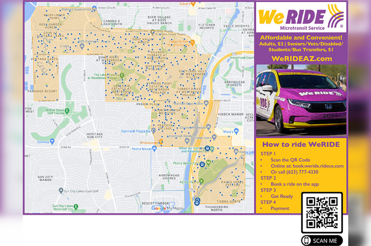 New On-Demand Rideshare Program WeRIDE Launches in Peoria, Offering