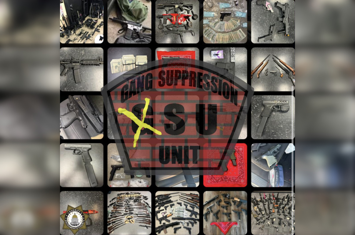 Sacramento County Gang Suppression Unit Seizes 500 Illegal Firearms