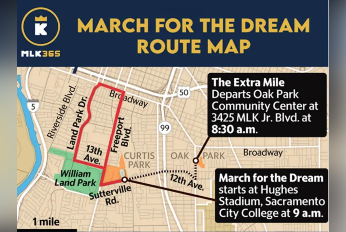Sacramento Hosts MLK Day Events with Anticipated Road Closures and