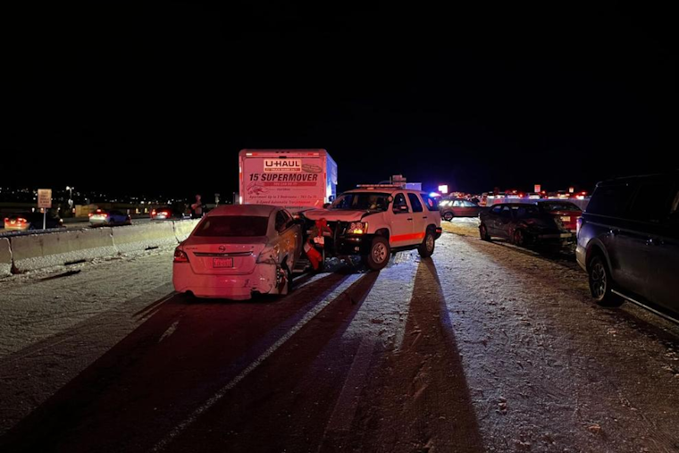 Severe Weather Leads to Multiple Accidents and Road Closures on New