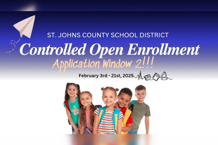 St. Johns County's Controlled Open Enrollment Applications Now Open