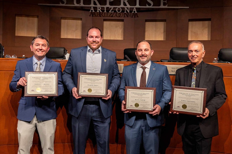 Surprise Welcomes New Mayor Kevin Sartor and Councilmembers at City