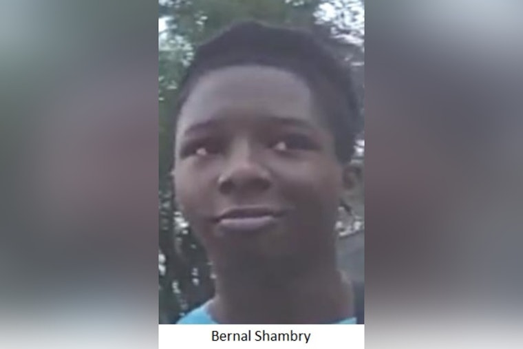 Urgent Search Underway for Missing 14-Year-Old Bernal Shambry in