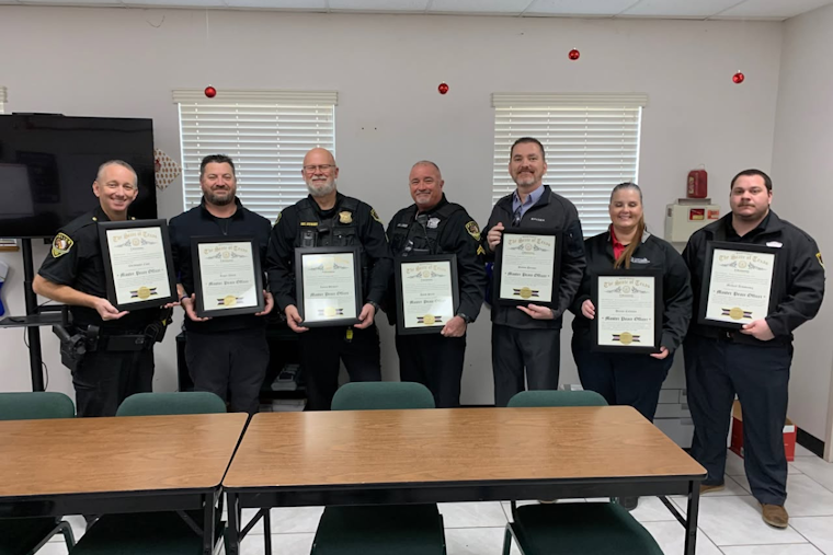 White Settlement Officers Awarded Master Peace Officer License in