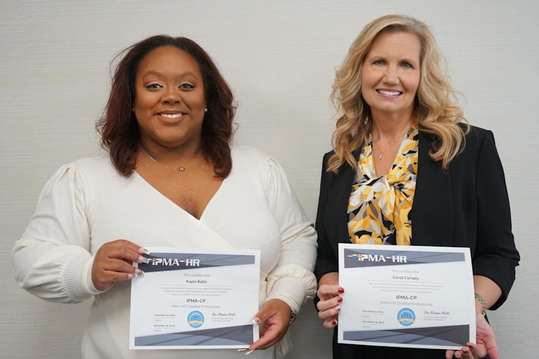 Wilson County HR Specialists Achieve Prestigious Public Sector HR