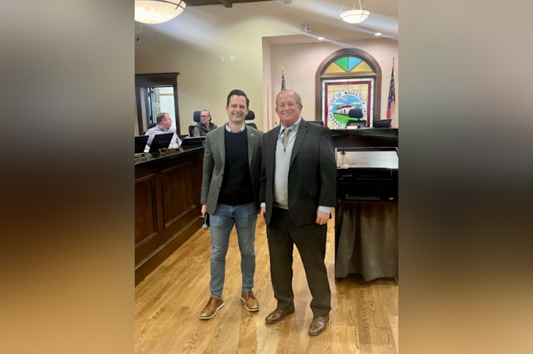 Woodstock Welcomes Phillip E. Friduss as New City Attorney, Hall Booth