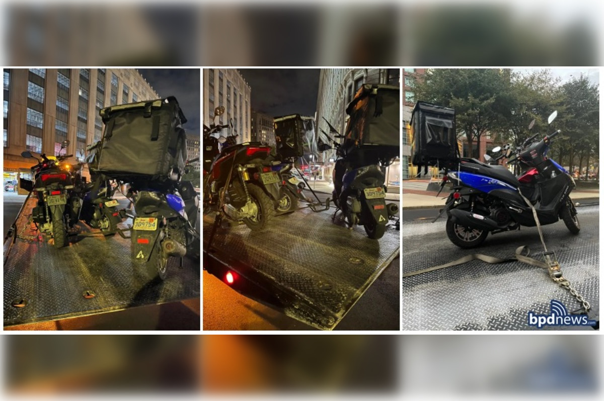 Boston Police Crack Down on Scooter and Moped Violations, One Arrested