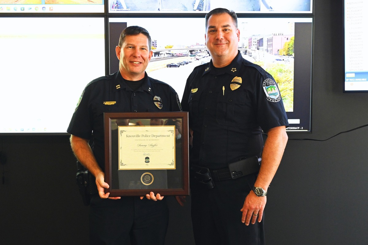 Captain Sammy Shaffer Retires from Knoxville PD, Takes on Public