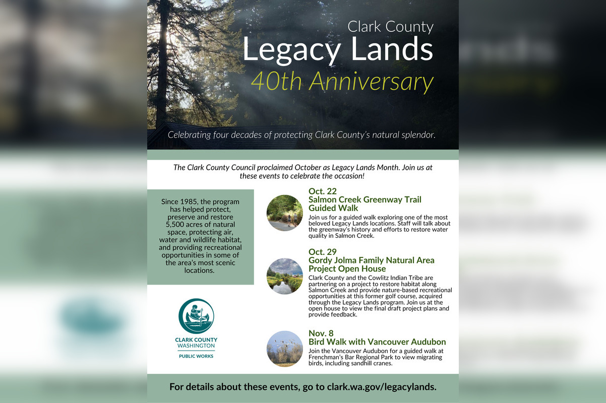 Clark County Celebrates "Legacy Lands Month" with Community Events