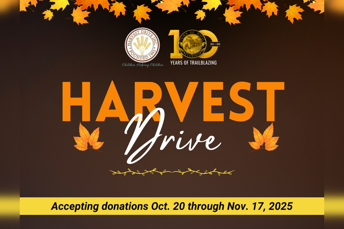 Davie Teams Up with Harvest Drive to Help Feed Broward County Families