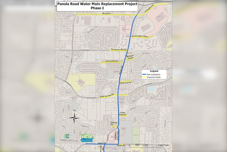 DeKalb County Launches Panola Road Water Main Replacement Project to