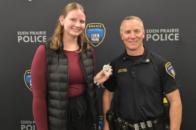 Eden Prairie Police Department Swears in Officer Becca Redman,