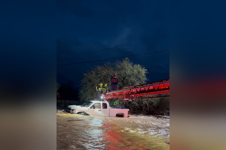 Flash Floods Prompt Rescues and Road Closures Amid Phoenix's Heaviest
