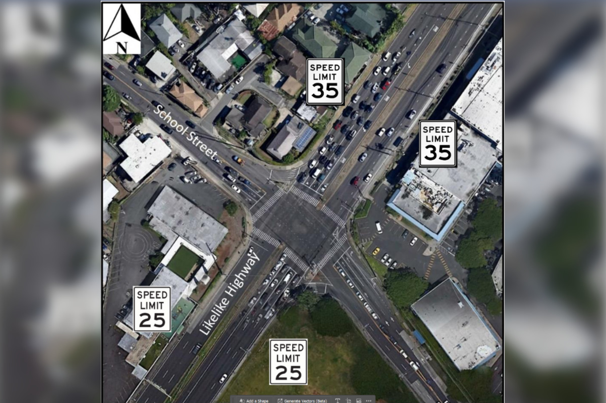 HDOT Increases Speed Limit to 35mph on Honolulu-Bound Likelike Highway