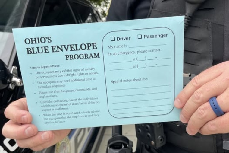 Hilliard Police Launch Blue Envelope Program to Aid Drivers with