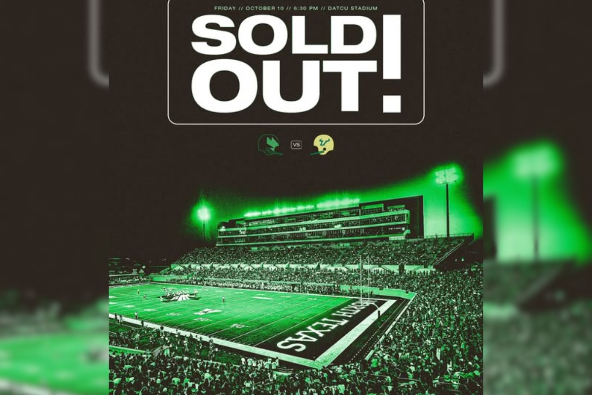 Historic Sellout for University of North Texas's Big Game at DATCU