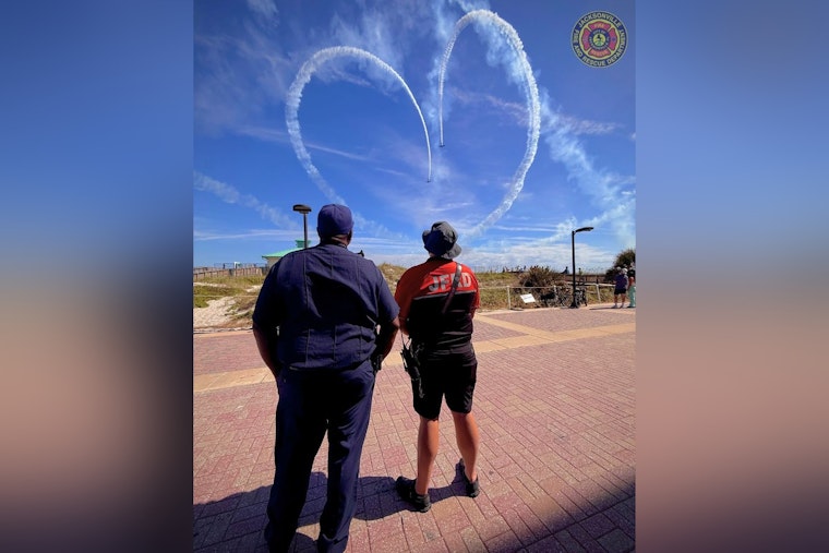 Jacksonville Beach Dazzled by Sea and Sky Air Show with JFRD Ensuring